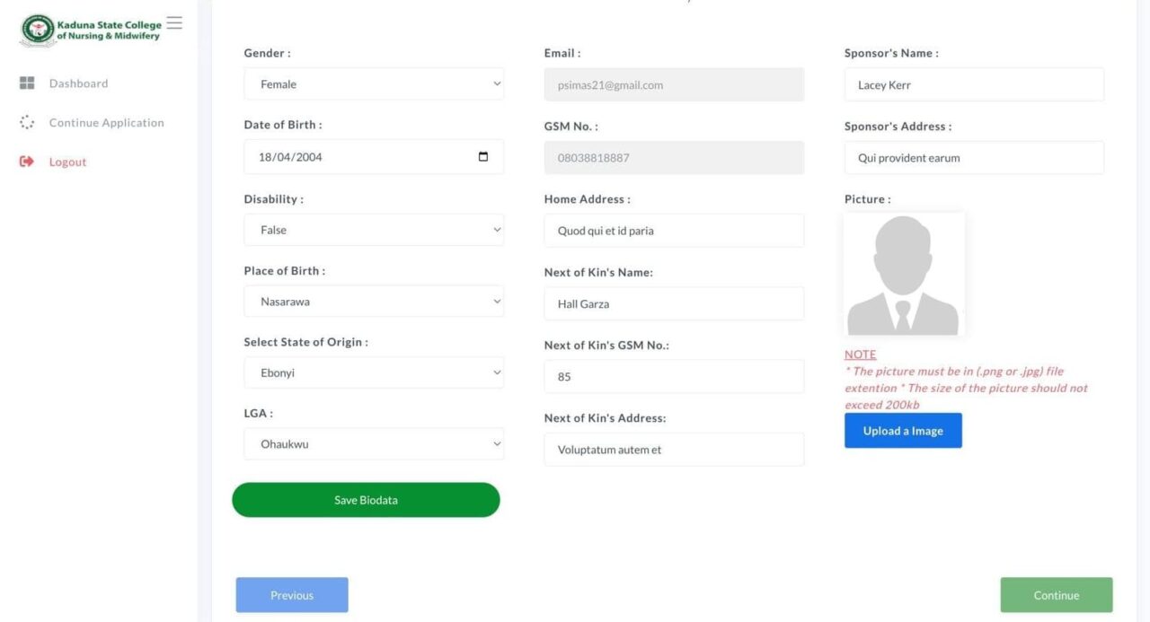 POST UTME Application Guideline » Kaduna State College of Nursing ...